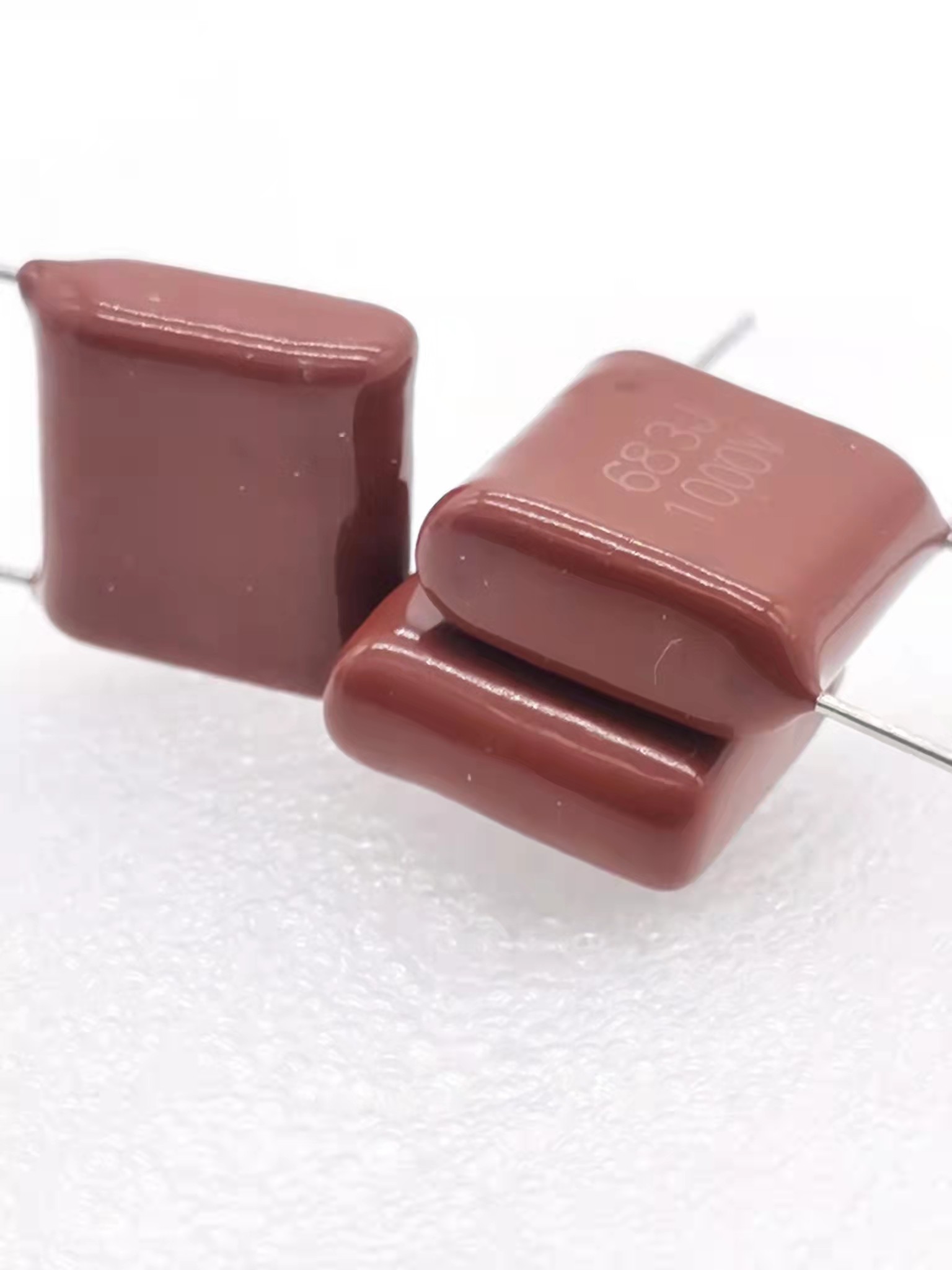 Flameproof Red MPP Film Capacitor , Antirust Metallized Polypropylene ...